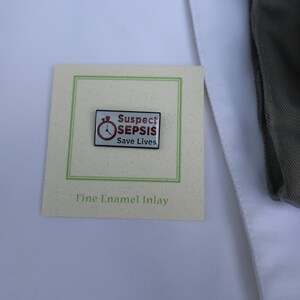 Sepsis Enamel Lapel Pin EP112 Sepsis Sepsis Shock - Etsy