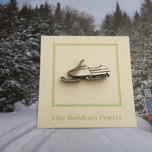 Snowmobile Lapel Pin - CC358- Snowmobile, Snow, Winter, Snowmachine ...