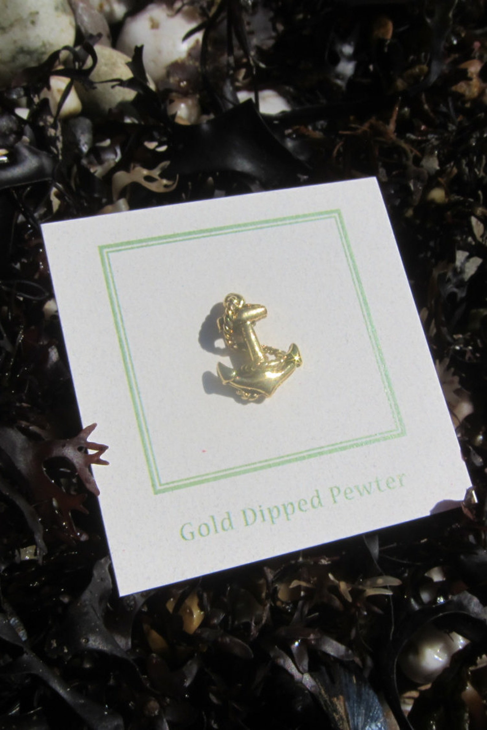 Gold Anchor Lapel Pin CC414G Anchor Nautical Ocean and | Etsy