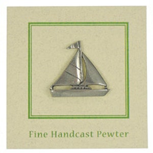 Sailboat Lapel Pin - CC141- Sailing, Yachting, Yacht, Sail, Boating and ...