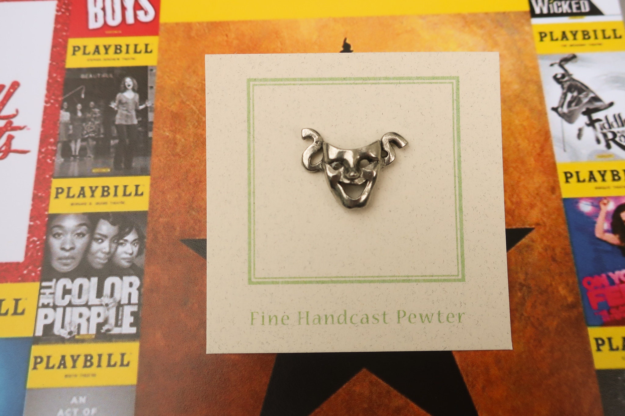 Comedy Lapel Pin CC355 Theatre and Drama Pins Comedian - Etsy