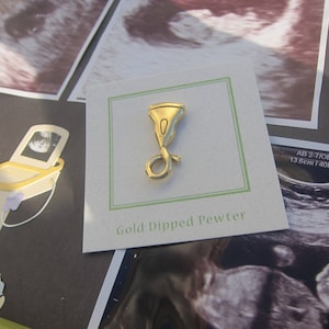 Gold Ultrasound Lapel Pin- CC622G- Ultrasound, Ultra Sound Tech ...