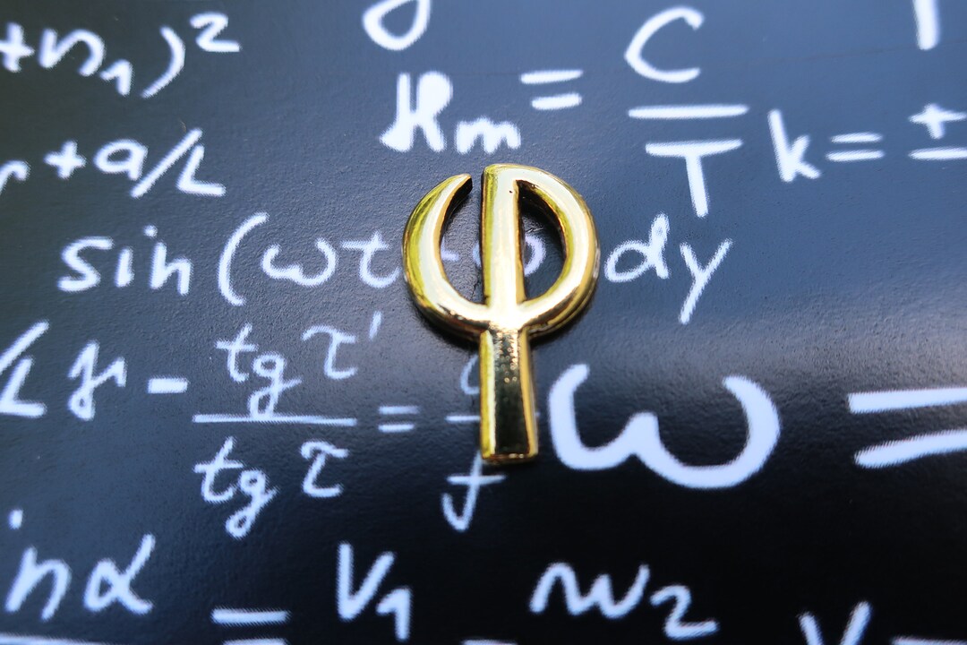 Golden Ratio Gold Lapel Pin- CC584G- Golden Ratio, Math, Mathematics ...