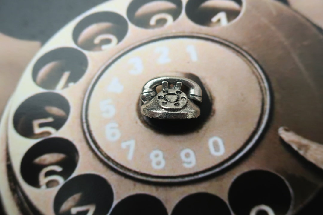 Telephone Lapel Pin - CC230- Telephone, Phone, and Communication Pins ...