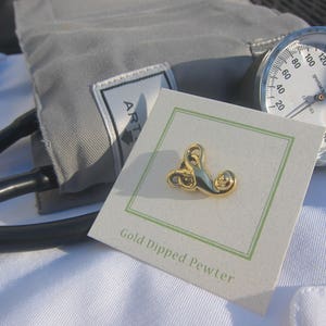 Gold Vestibular System Lapel Pin- CC612G- Inner Ear- Medical and ...