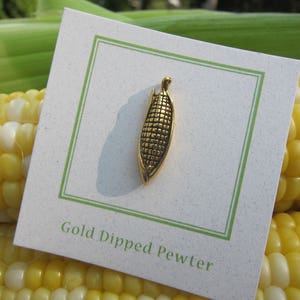 Gold Corn Lapel Pin-cc441g- Vegatable, Farming, Farmer, Farm, and ...