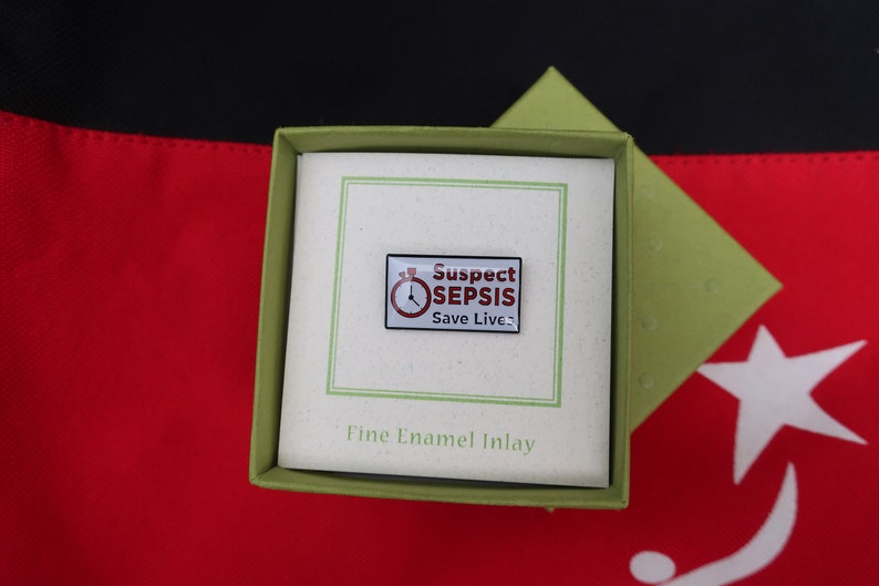 Sepsis Enamel Lapel Pin EP112 Sepsis Sepsis Shock - Etsy
