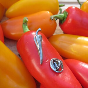 Chili Pepper Lapel Pin - CC203- Chile, Peppers, Chili Pepper, Spicy ...