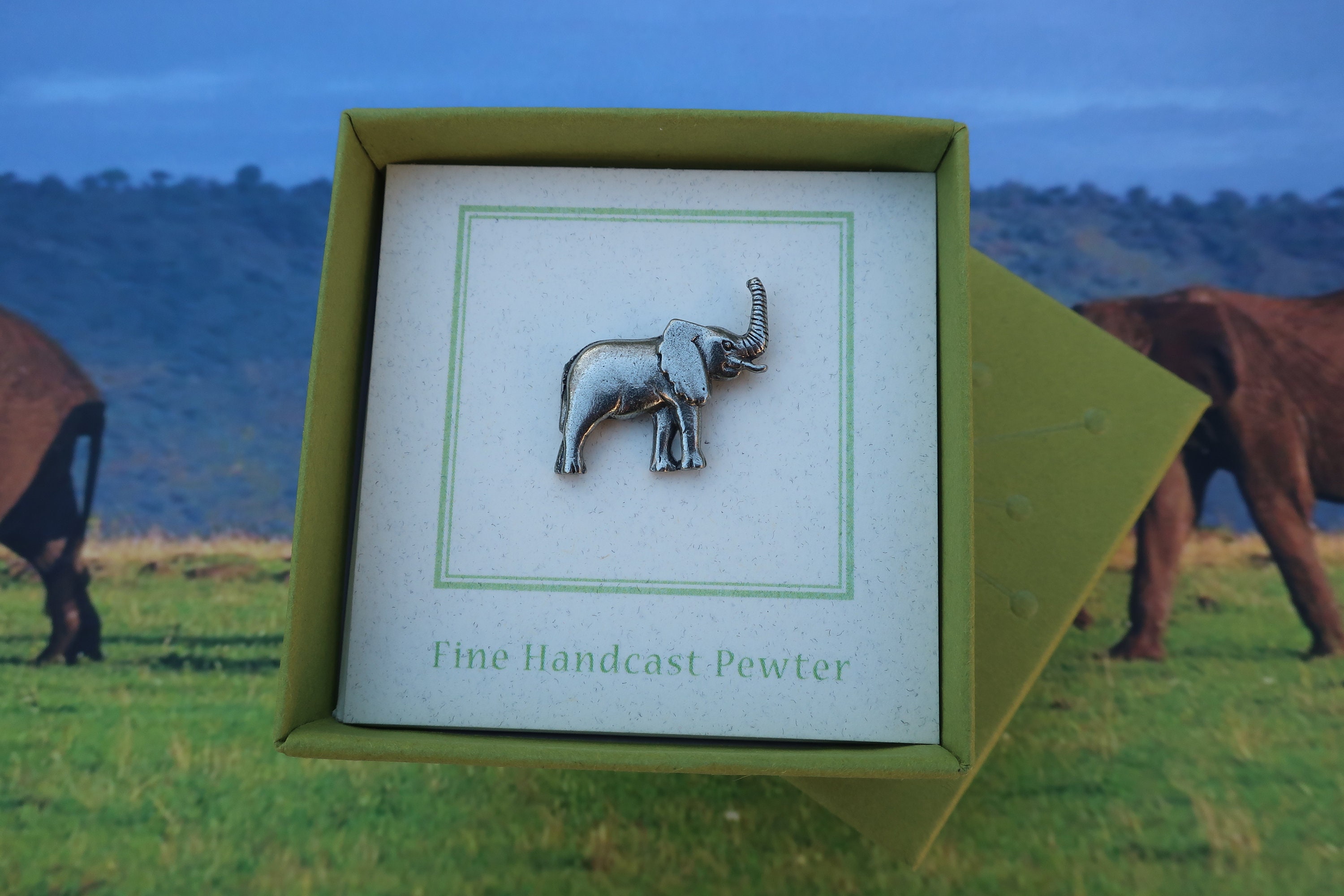 Elephant Lapel Pin CC248 Elephant Savannah Asia and - Etsy