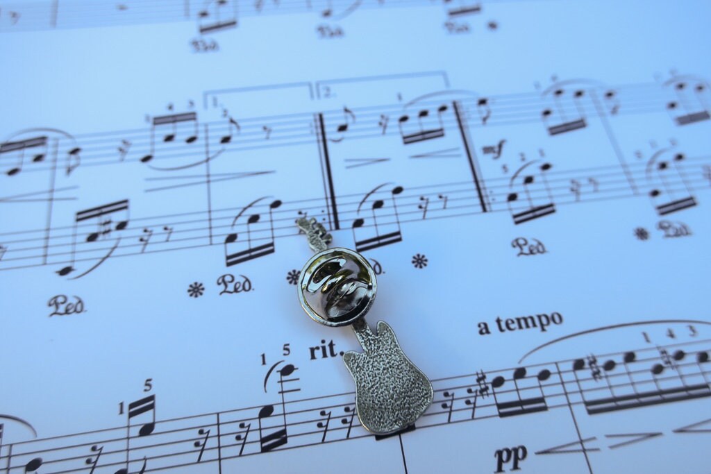 Electric Guitar Lapel Pin CC139 Music Musical Instruments - Etsy