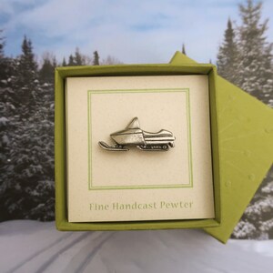 Snowmobile Lapel Pin - CC358- Snowmobile, Snow, Winter, Snowmachine ...