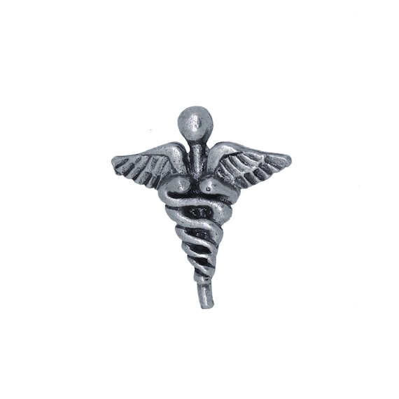 Caduceus Lapel Pin CC599 Medicine Pharmacy Healing and - Etsy