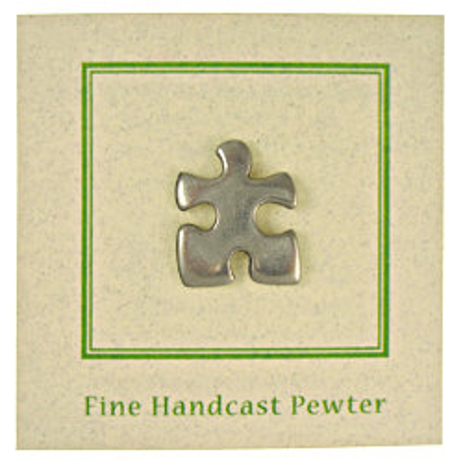 Puzzle Piece Lapel Pin CC372 Essential Piece Jigsaw - Etsy