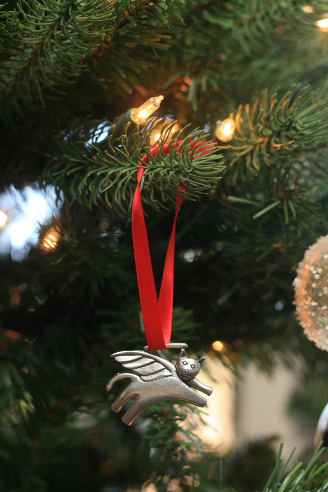 Cat Angel Christmas Ornament - Etsy