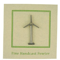 Wind Turbine Lapel Pin - CC387- Clean Energy, Solar Energy, Wind Energy ...