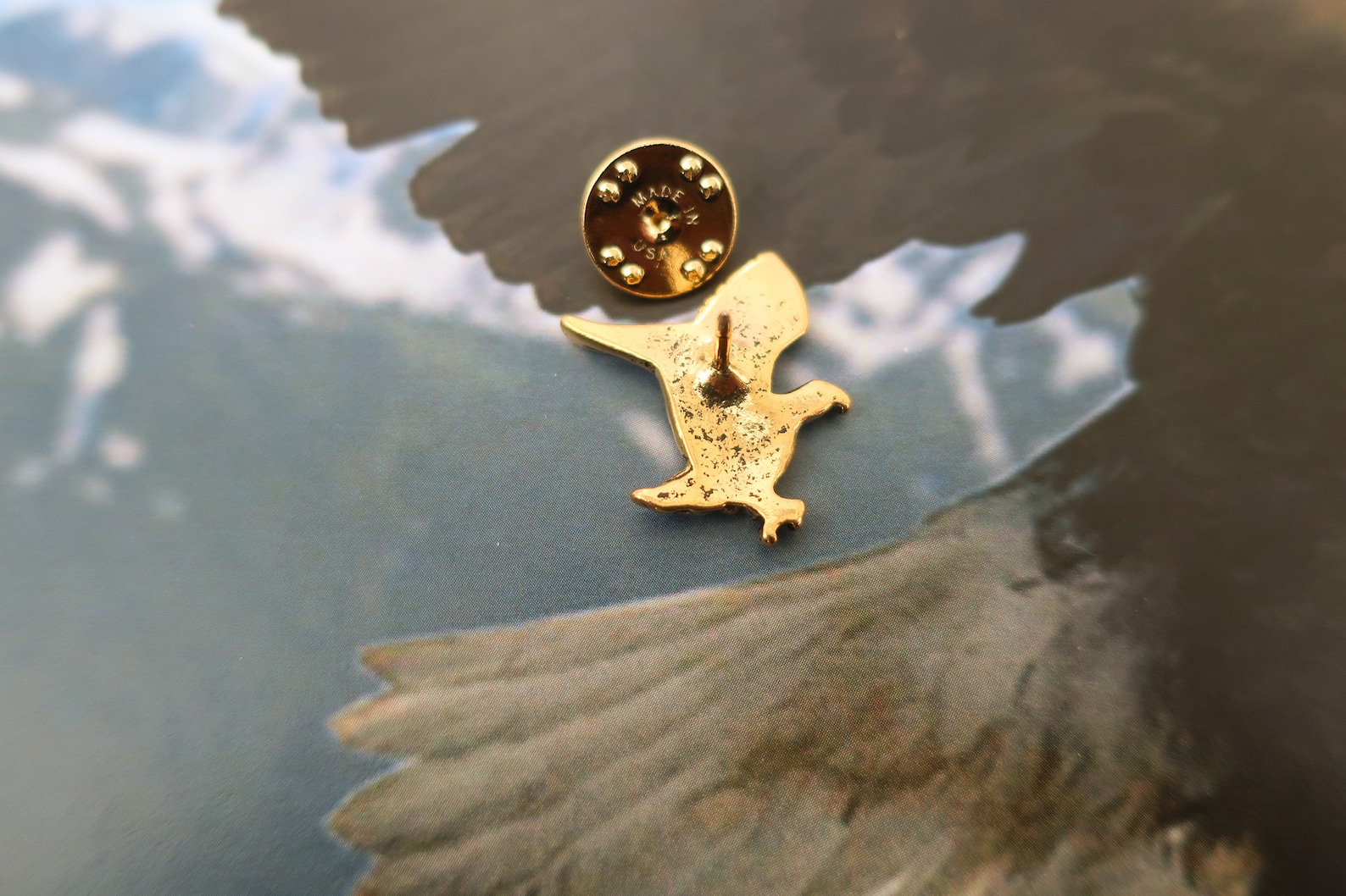Gold Bald Eagle Lapel Pin CC118G Bald Eagle Eagle North - Etsy