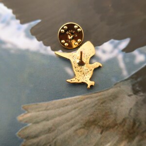 Gold Bald Eagle Lapel Pin- CC118G- Bald Eagle, Eagle, North America ...
