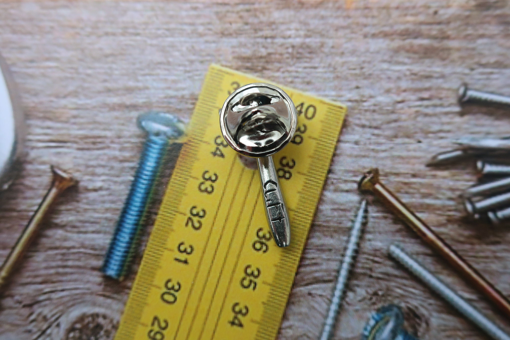 Hammer Lapel Pin - CC170- Hammer, Tools, Carpentry, Contractor, Handy ...
