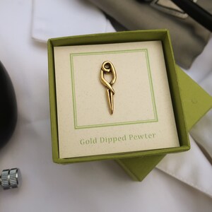 Aneurysm Clip Gold Dipped Pewter Lapel Pin- CC655G- Surgery, Brain ...