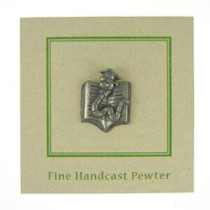 Bookworm Scholar Lapel Pin - CC557- Reading, Literacy, Literature ...