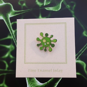Virus Enamel Lapel Pin- EP120- Virus, Infectious Agent, Microbiology ...