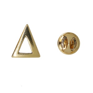 Delta Gold Dipped Pewter Lapel Pin- CC595G- Mathematics, Math Teacher ...