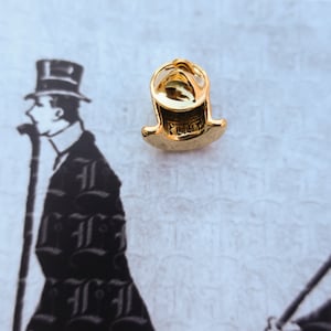 Top Hat Gold Dipped Pewter Lapel Pin- CC475G- Hats, Formal Wear ...