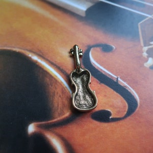 Violin Gold Dipped Pewter Lapel Pin- CC135G- Violin, Music, Music ...