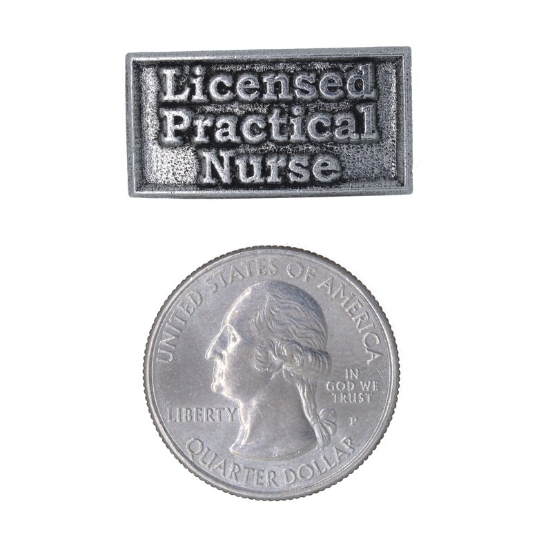 Licensed Practical Nurse Pewter Lapel Pin- CC664- LPN, Nursing Pins and ...