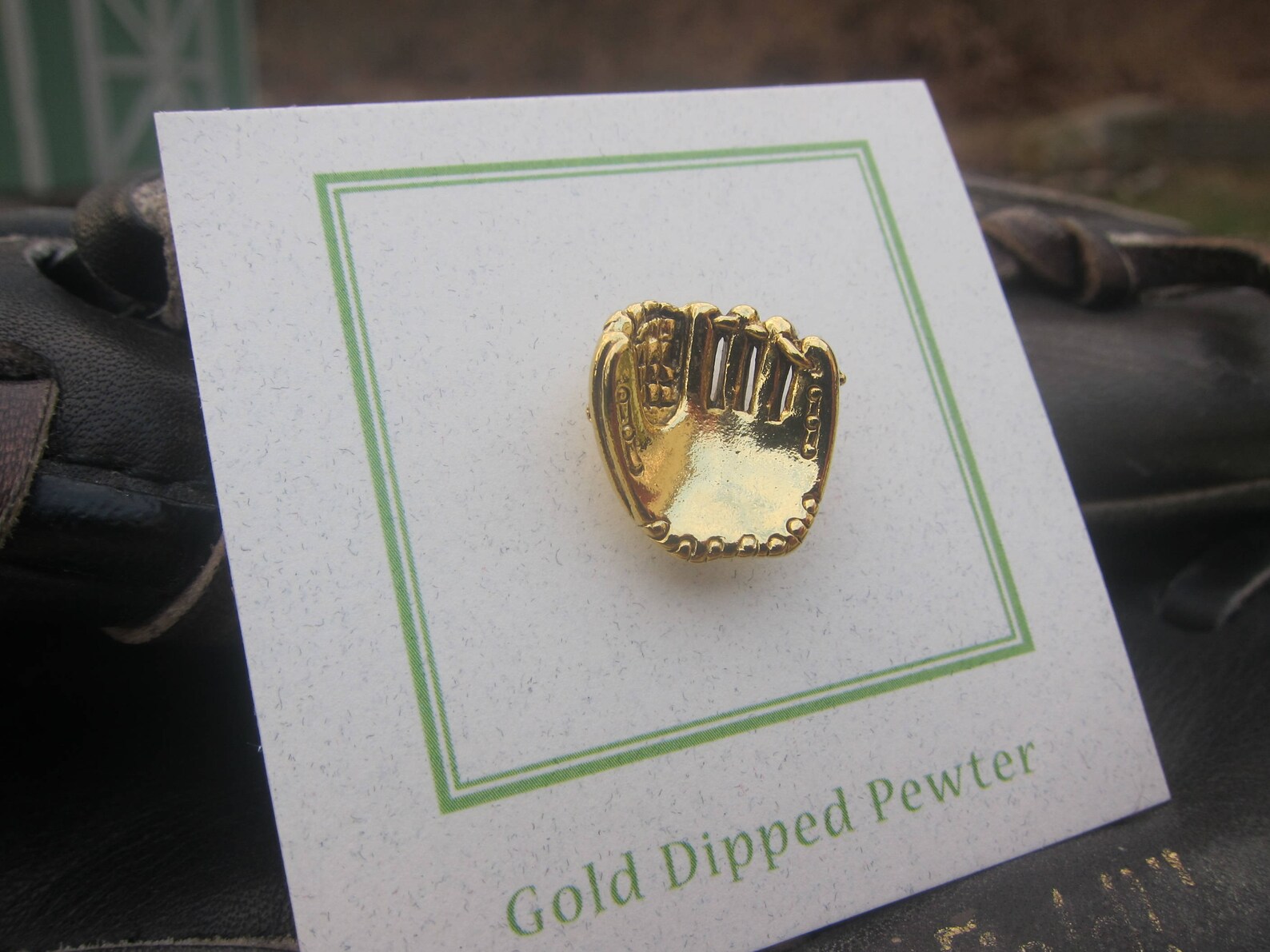 Gold Baseball Glove Lapel Pin CC160G Baseball Baseball | Etsy