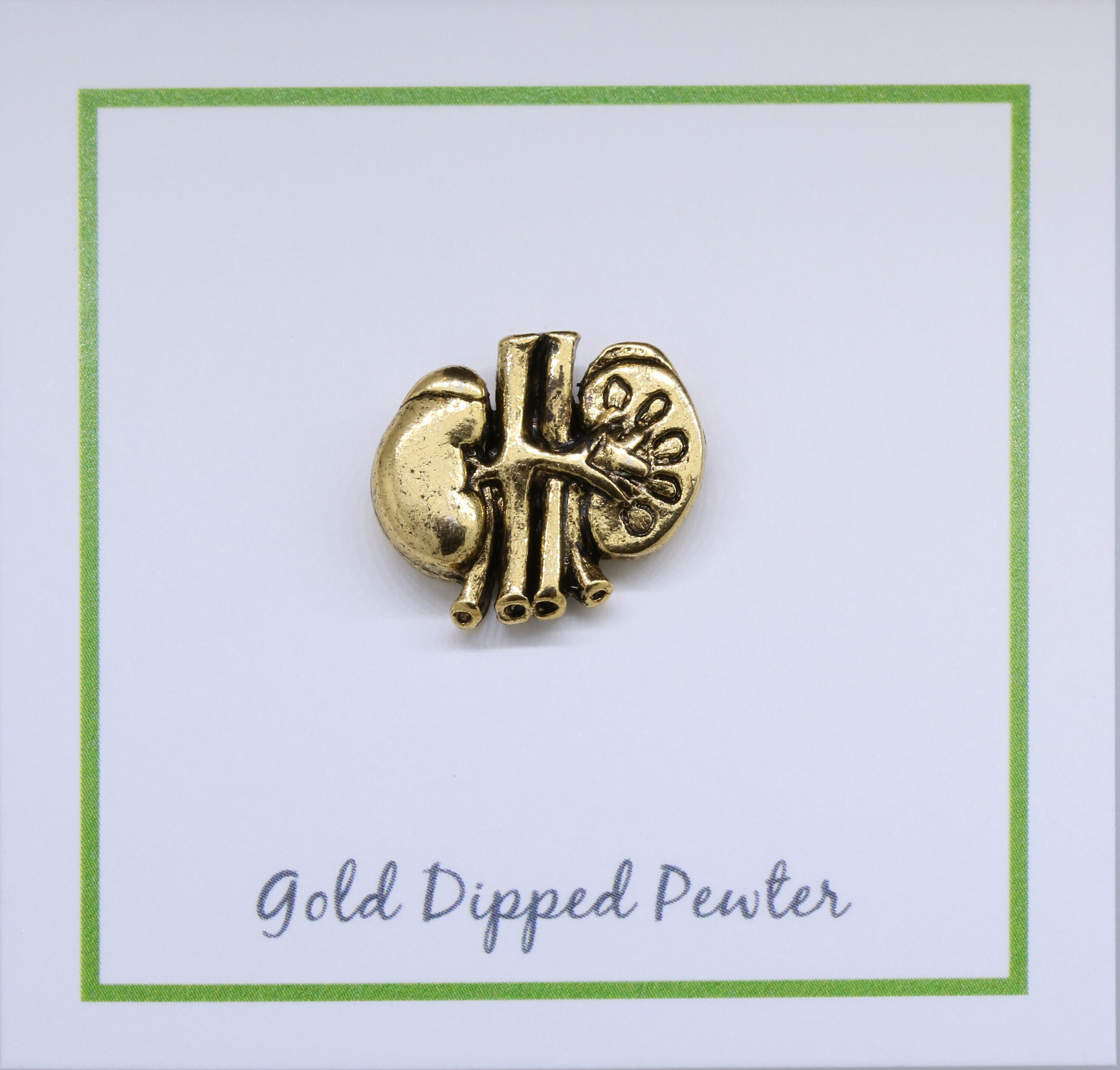 Gold Kidney Lapel Pin CC391G Medical Pins for Nephrology | Etsy