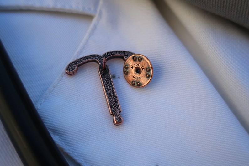 Copper IUD Lapel Pin CC636C IUD Intrauterine Device | Etsy