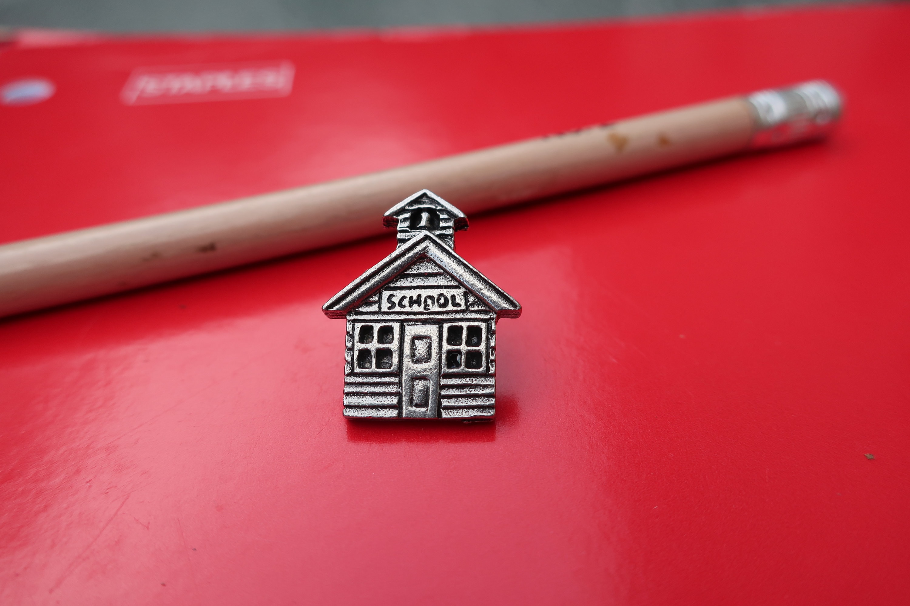 School House Lapel Pin CC515 Teacher Back to School | Etsy