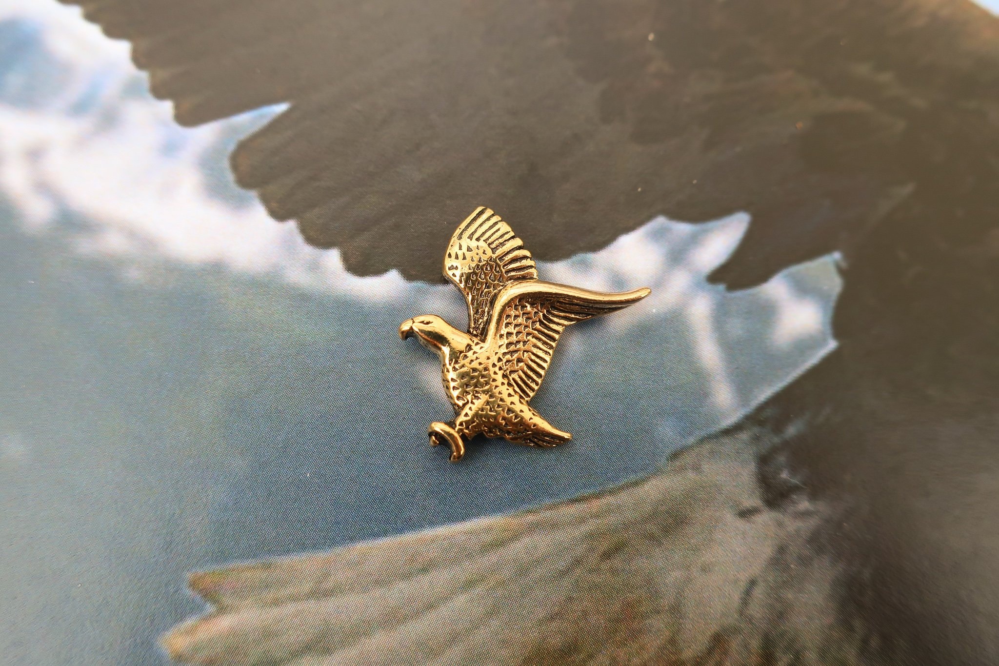 Gold Bald Eagle Lapel Pin CC118G Bald Eagle Eagle North - Etsy