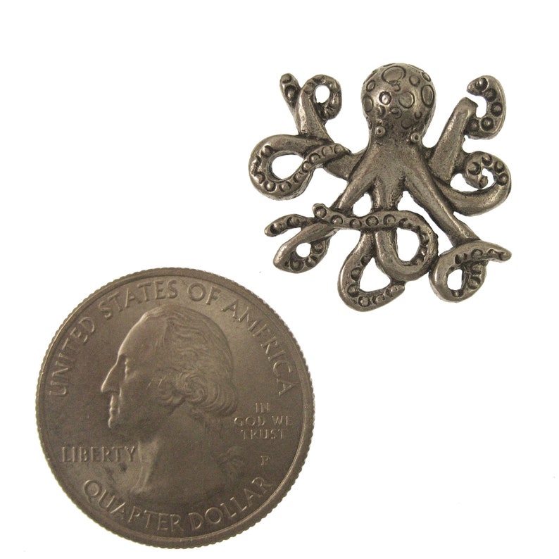 Octopus Lapel Pin CC661 Octopuses Aquarium Ocean Sea | Etsy