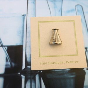 Flask Lapel Pin - CC296- Science and Laboratory Pins for Scientists ...