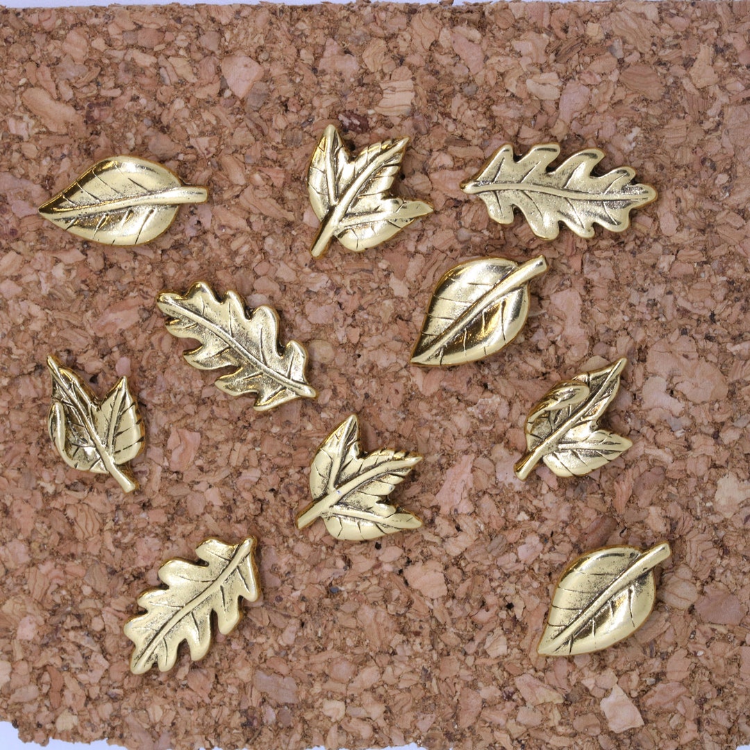 Leaf Pushpins for Your Corkboard - Home Office- Fall, Foliage, Nature ...