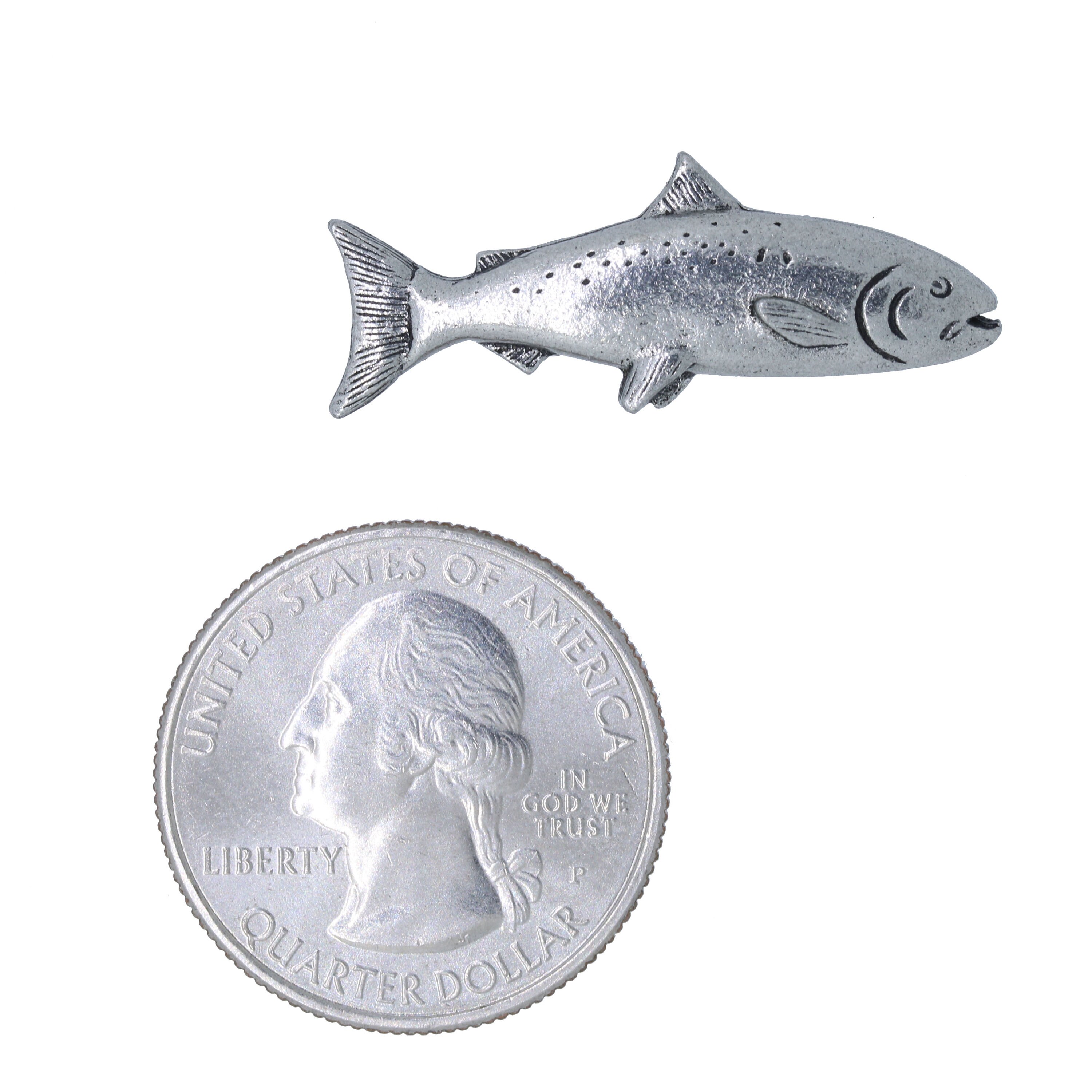 Salmon Lapel Pin CC126 Fish and Fishing Pins and Gifts - Etsy