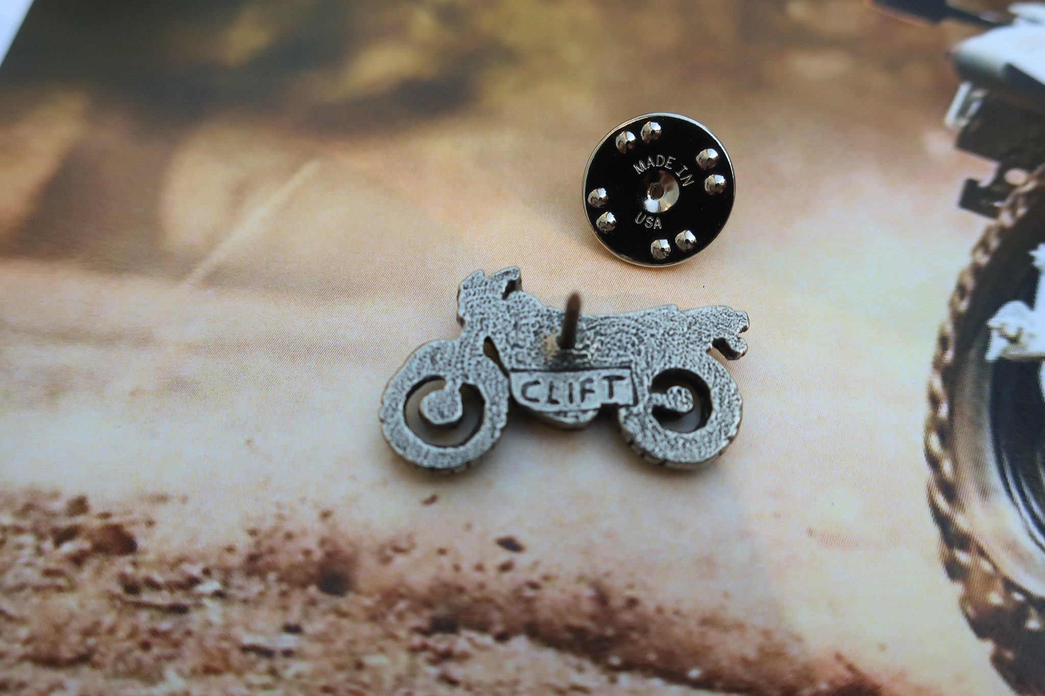 Motorcycle Pewter Lapel Pin CC498 TW Dirt Bikes - Etsy