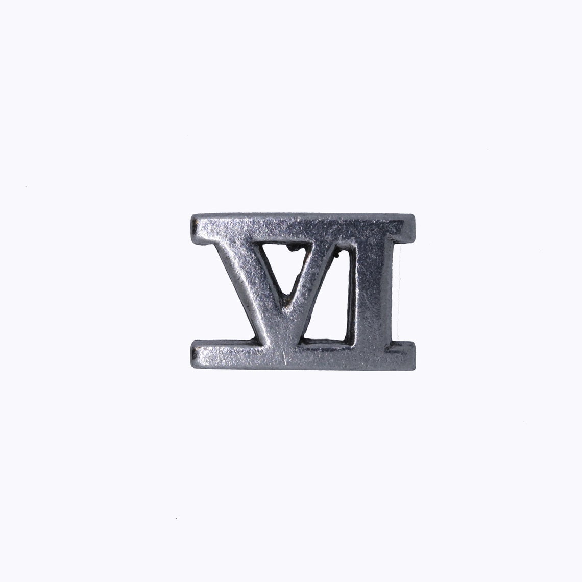 Roman Numeral 6 Lapel Pin- CC609-VI- Roman Numerals and Number Pins - Etsy