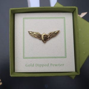 Gold Pilot Wings Lapel Pin-cc497g- Aviation Pins for Pilots, Airplanes ...