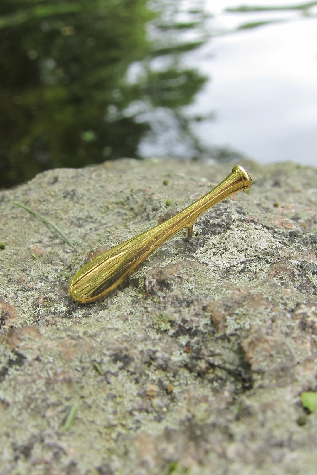 Gold Canoe Paddle Lapel Pin-cc524g- Boat, Boating, Camp, and Camping ...