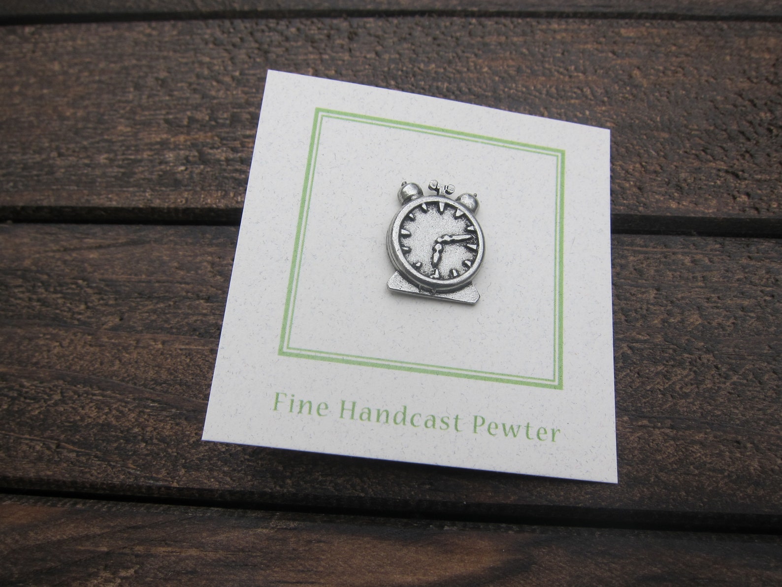 Alarm Clock Lapel Pin CC304 Alarm Clocks Clocks Time and | Etsy