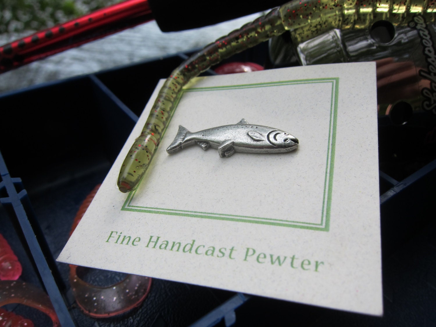 Salmon Lapel Pin CC126 Fish and Fishing Pins and Gifts - Etsy