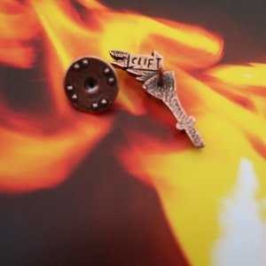 Copper Torch Lapel Pin - CC406C- Symbol of Knowledge, Illumination ...