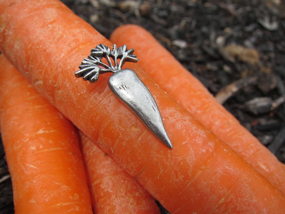 Carrot Lapel Pin - CC312- Vegetable Garden, Gardening, Veggies, and ...