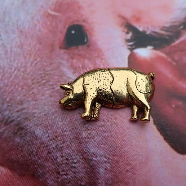 Pig Lapel Pin - Etsy