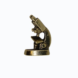 Stereo Microscope Gold Dipped Pewter Lapel Pin - CC384G- Science ...