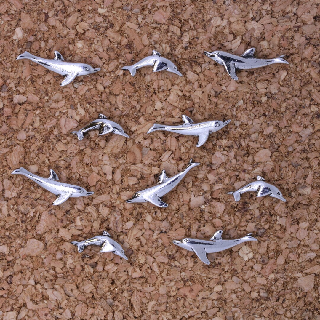 Dolphin Pushpins- PN146- Home Office- Dolphin, Marine Animals, Ocean ...