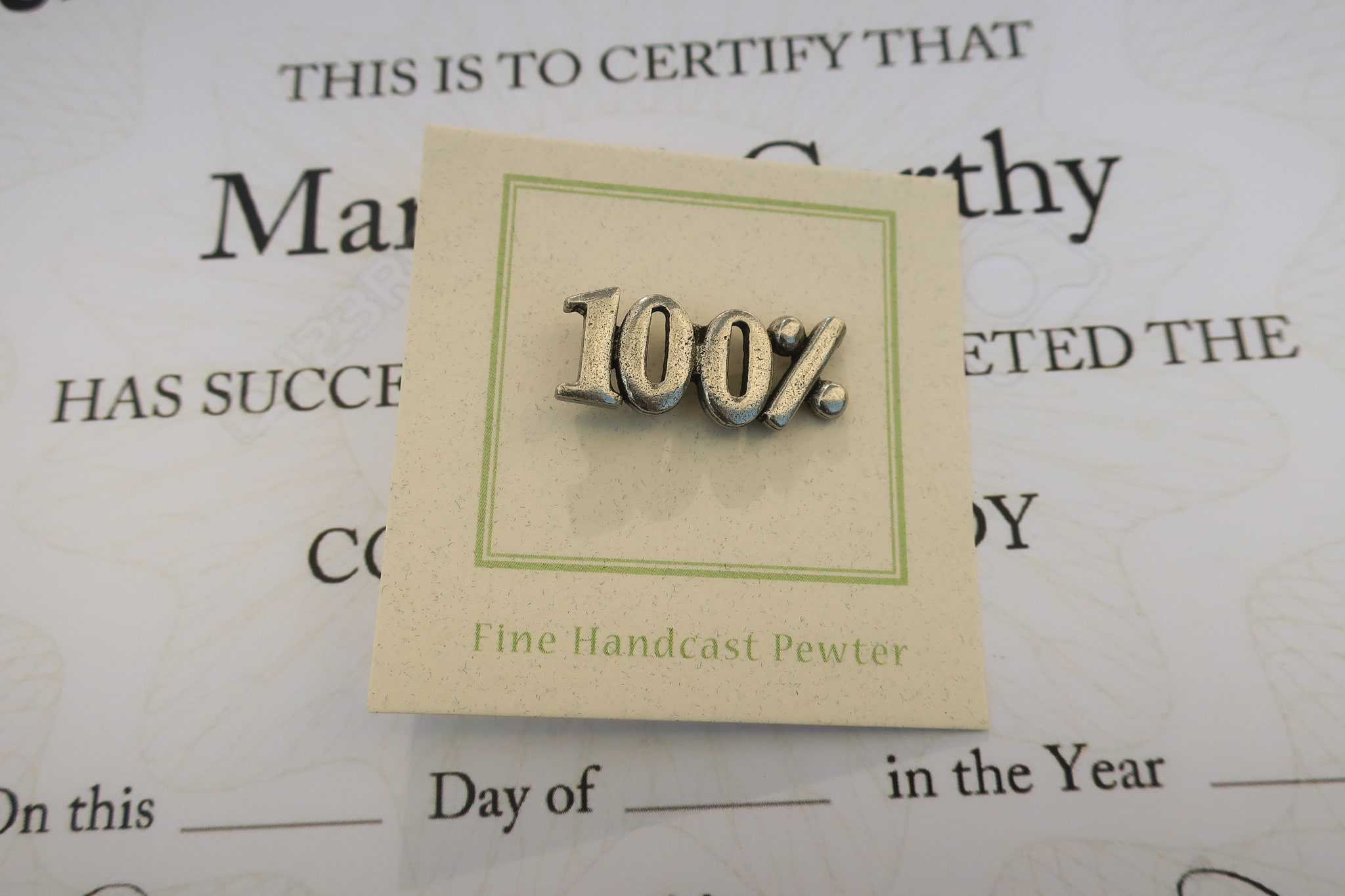 100% Lapel Pin CC566 Recognition and Award Pins | Etsy